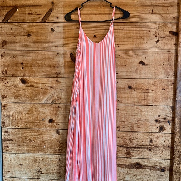 entro | Dresses | Entro Striped Maxi Dress | Poshmark